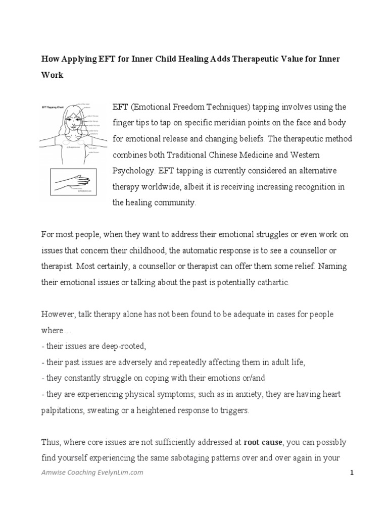 Self Love Inner Child Healing With EFT | PDF | Psychotherapy ...