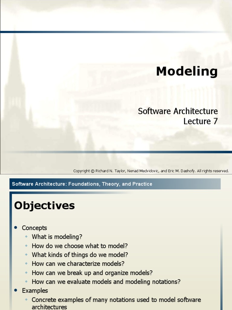Importance of Modeling | PDF | Software Architecture | Systems Science Importance of Modeling | PDF | Software Architecture | Systems Science