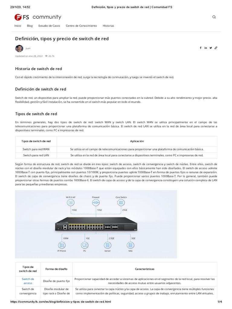 Switch de Red | PDF | Conmutador de red | Red de computadoras