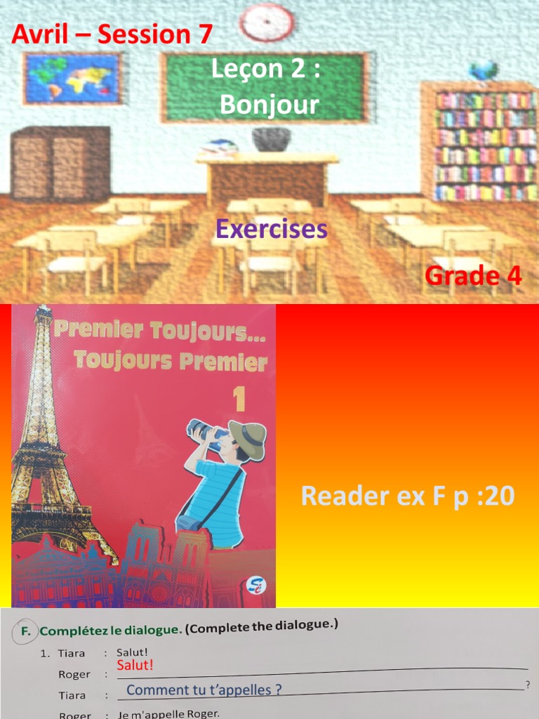 Grade 4-Lesson 2 - April-Session 7 | PDF | Arts du langage et discipline