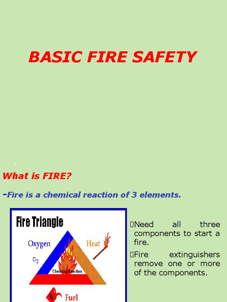 Fire Safety PPT (RP) 1 | PDF | Fires | Hazards