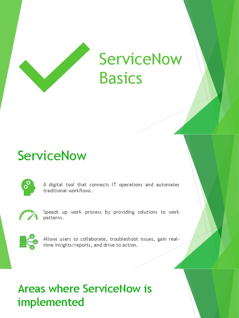 ServiceNow Basics, Studio, Applications | PDF | Version Control | Menu ...