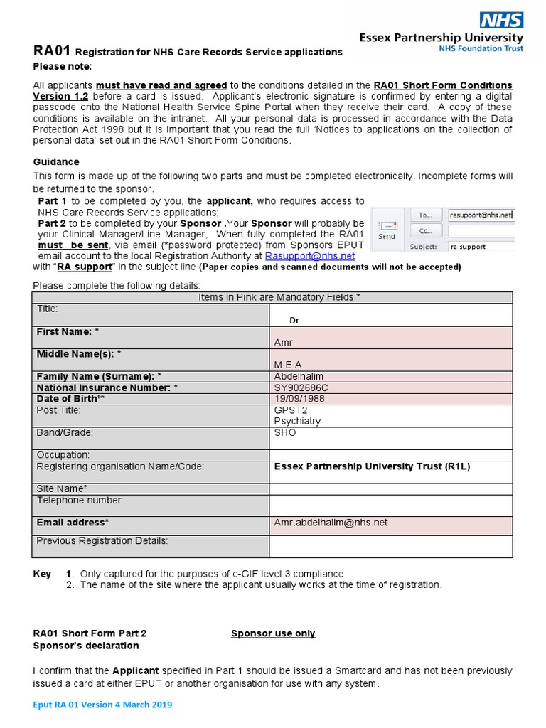 RA01 Template For LC | Download Free PDF | Identity Document | Smart Card