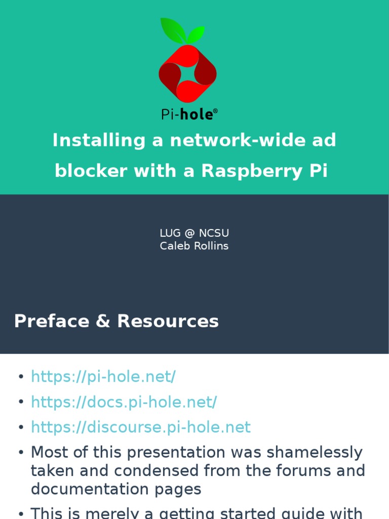 Raspberry Pi Ad Blocker Guide | PDF | Domain Name System | Ip Address