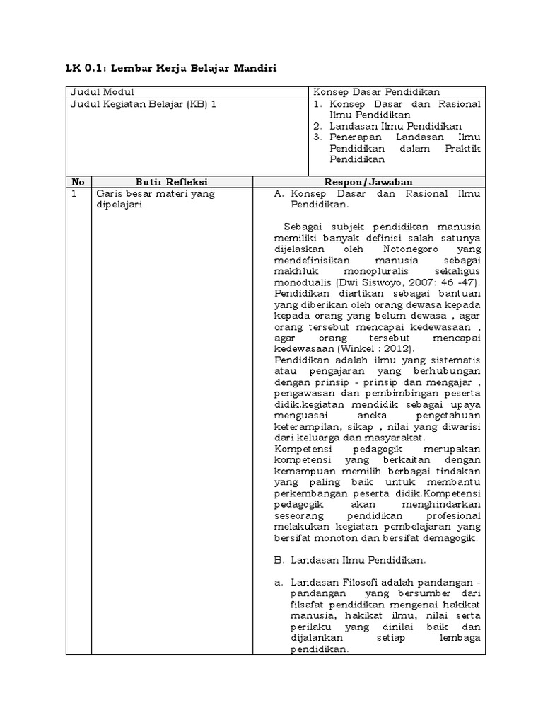 LK 01 Pedagogik Modul 1 KB 1 PDF