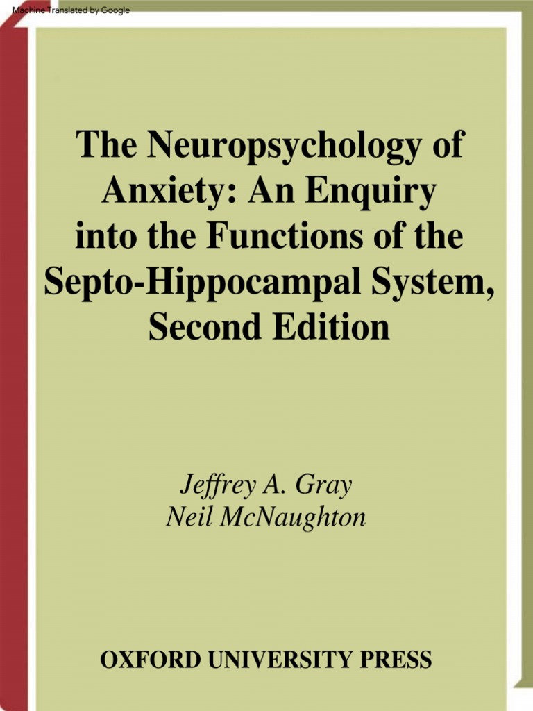 A Neuropsicologia Da Ansiedade | PDF | Teoria | Neuropsicologia
