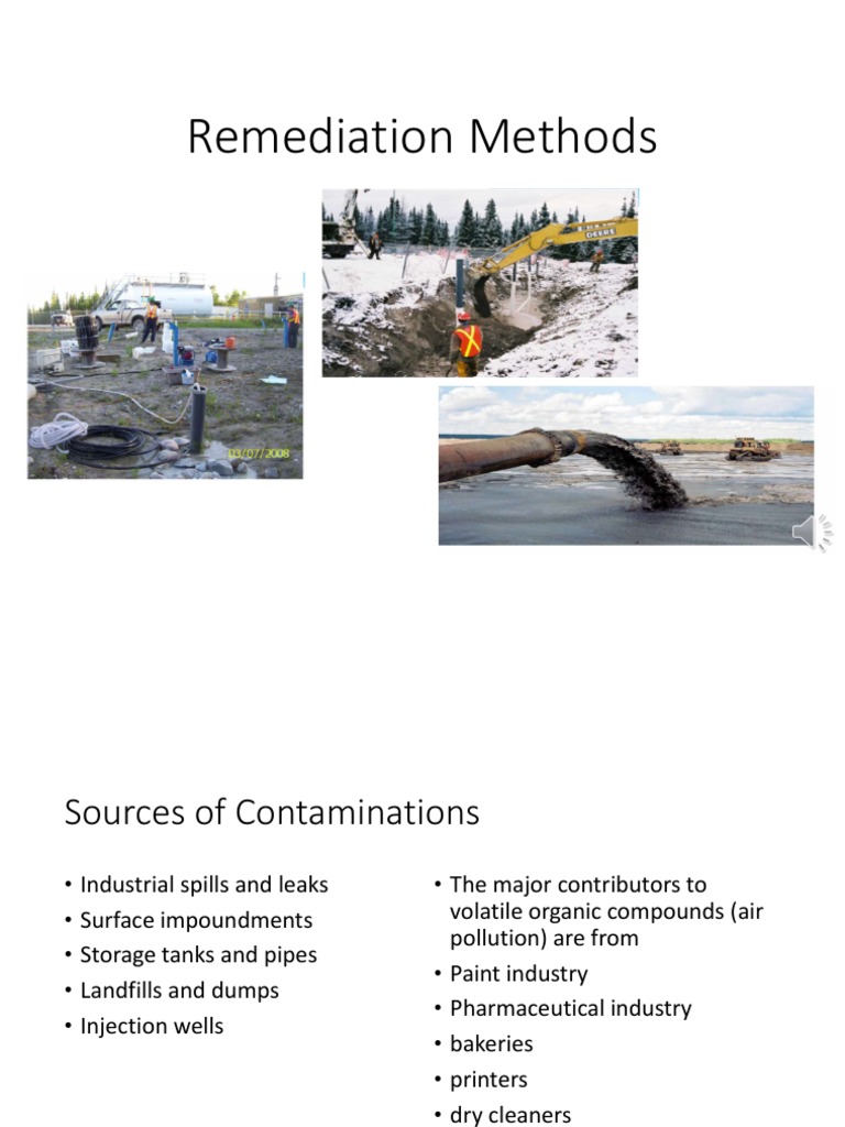 Remediation Methods PDF | PDF | Environmental Remediation | Soil