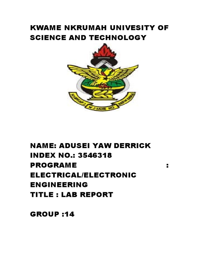 Adusei's Power Lab Report | PDF | Capacitor | Electric Power Transmission