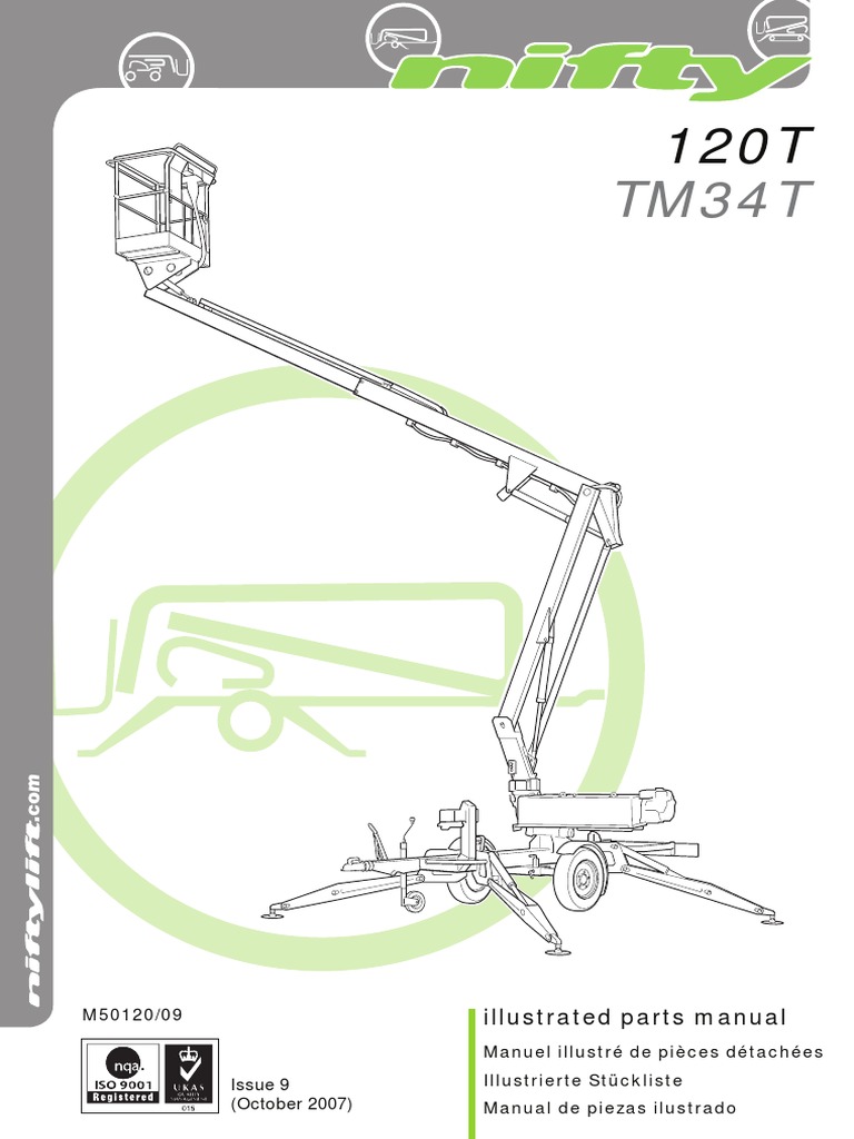 Manuel illustré des pièces Niftylift 120T | PDF