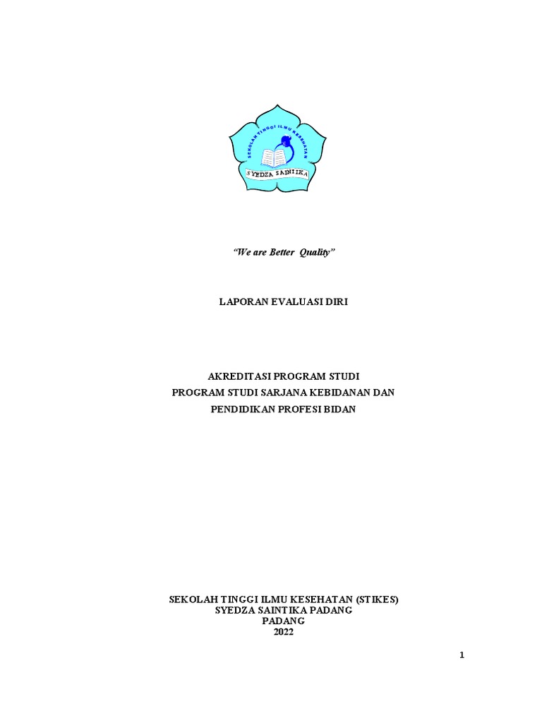 Evaluasi Akreditasi STIKES Syedza Saintika | PDF | Karier & Perkembangan