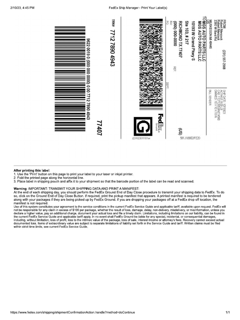 Id Rob Label PDF | PDF