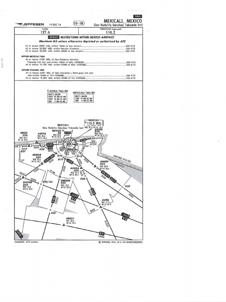 Carta IFR Mexicali | PDF