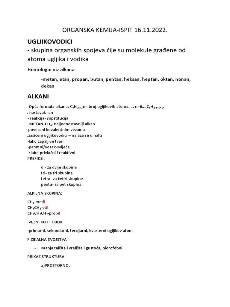 Organska Kemija | PDF