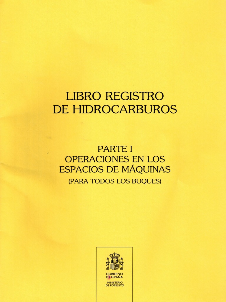 RA1 17 Registro de Hidrocarburos Libro 1 | PDF