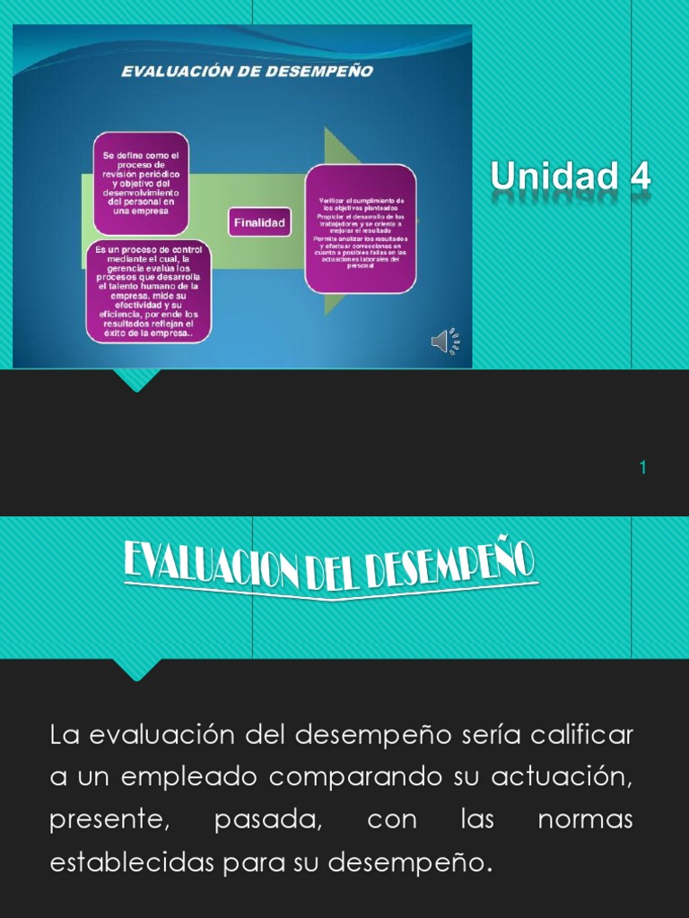 4 Evaluacion Del Desempe | PDF | Evaluación | Evaluación de desempeño