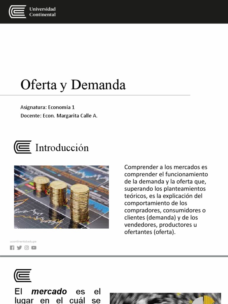 Oferta y Demanda en Economía | PDF | Oferta (economía) | Oferta y demanda