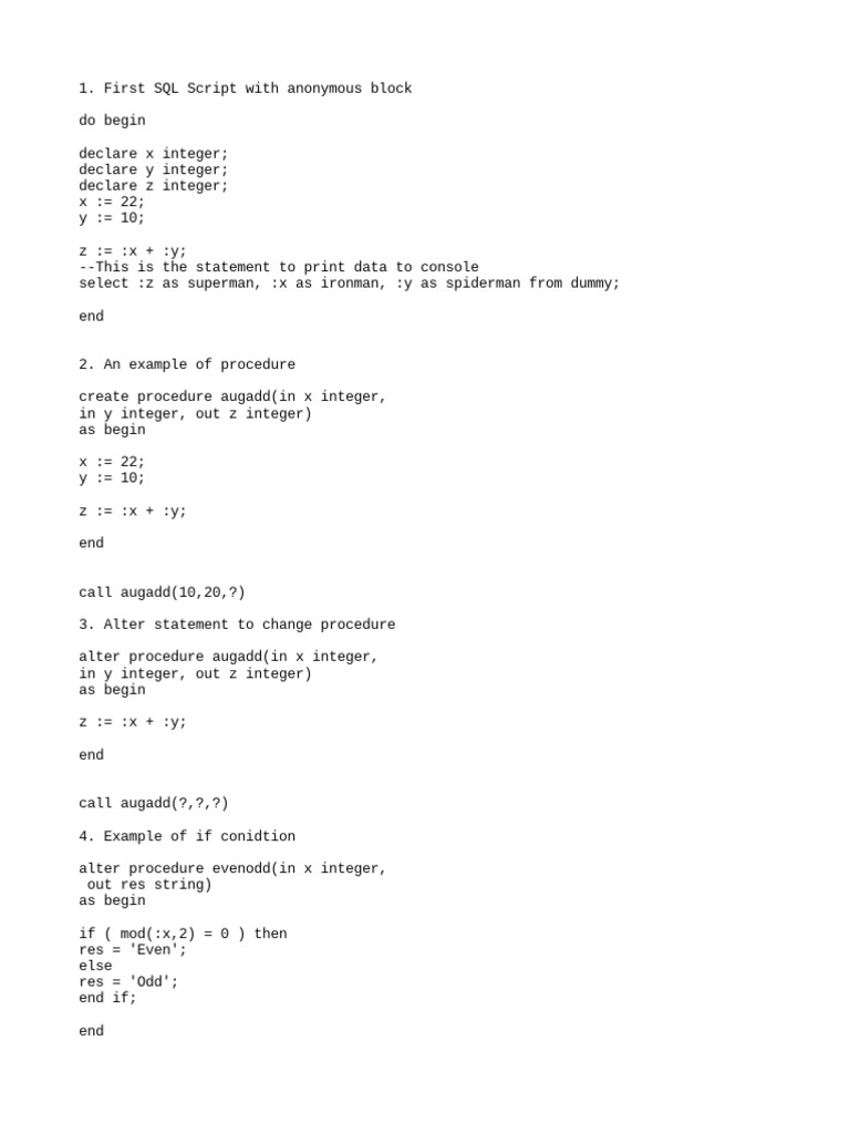 Sql Script Code Download Free Pdf Information Technology Management Software Development