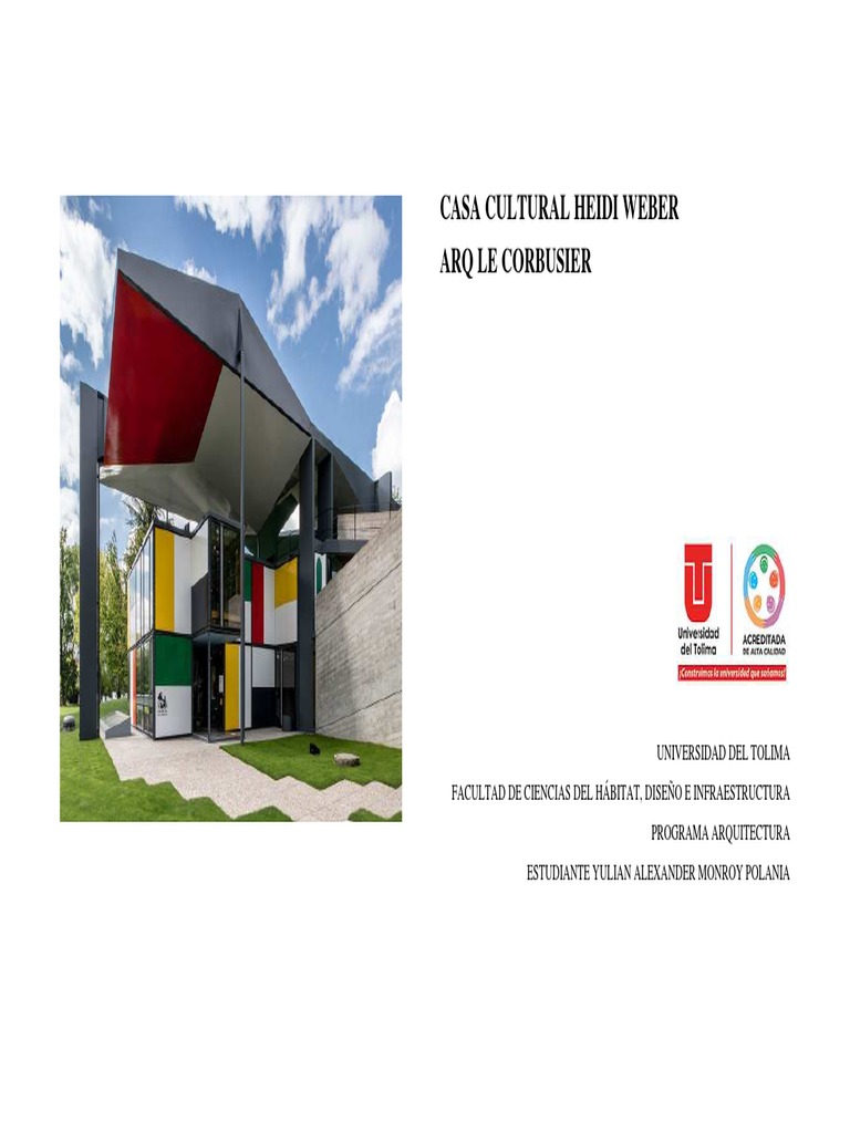 Casa Cultural Heidi Weber y Le Corbusier | PDF | Museo | Sótano