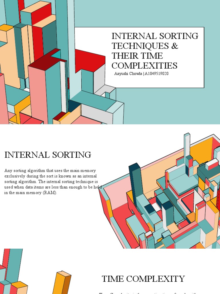 Internal Sorting Techniques & Their Time Complexities | Download Free ... Internal Sorting Techniques & Their Time Complexities | Download Free ...