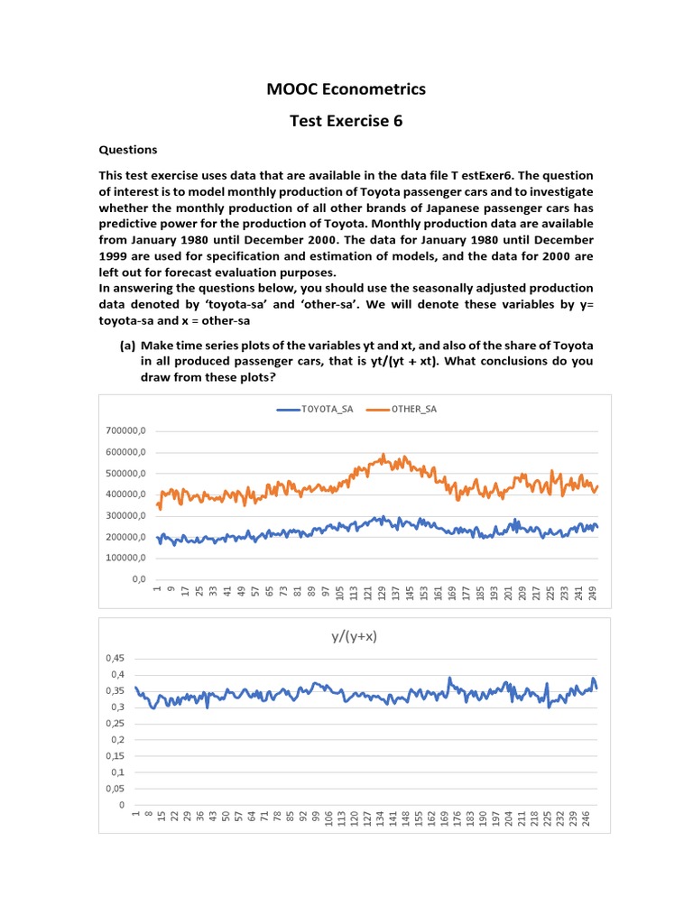 MOOC Econometrics 6 | PDF | Root Mean Square Deviation | P Value