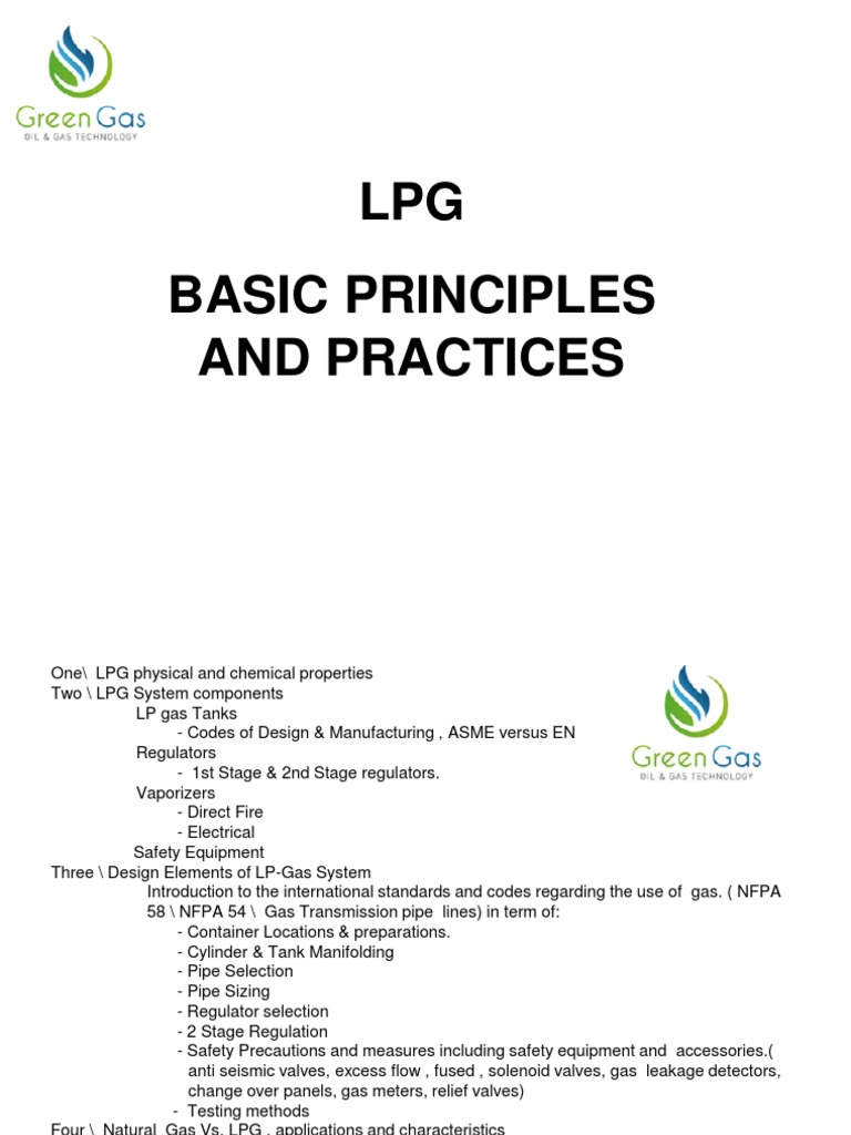 LPG System Design and Safety Guidelines | PDF | Liquefied Petroleum Gas ...