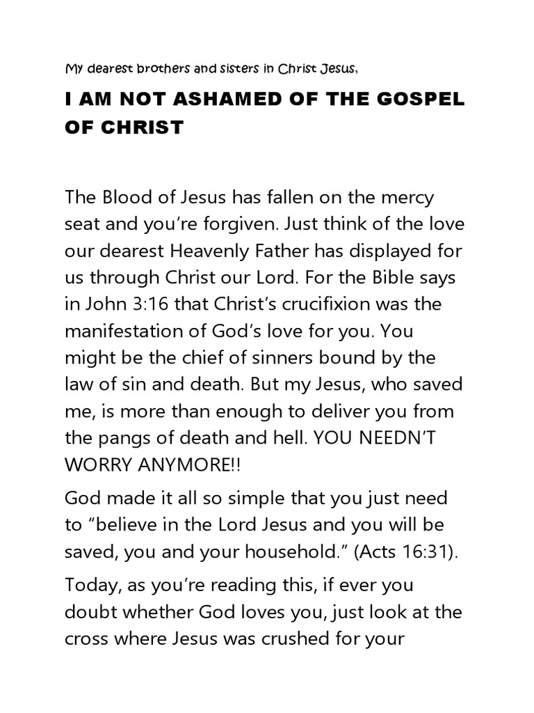 Jesus Loves You | PDF