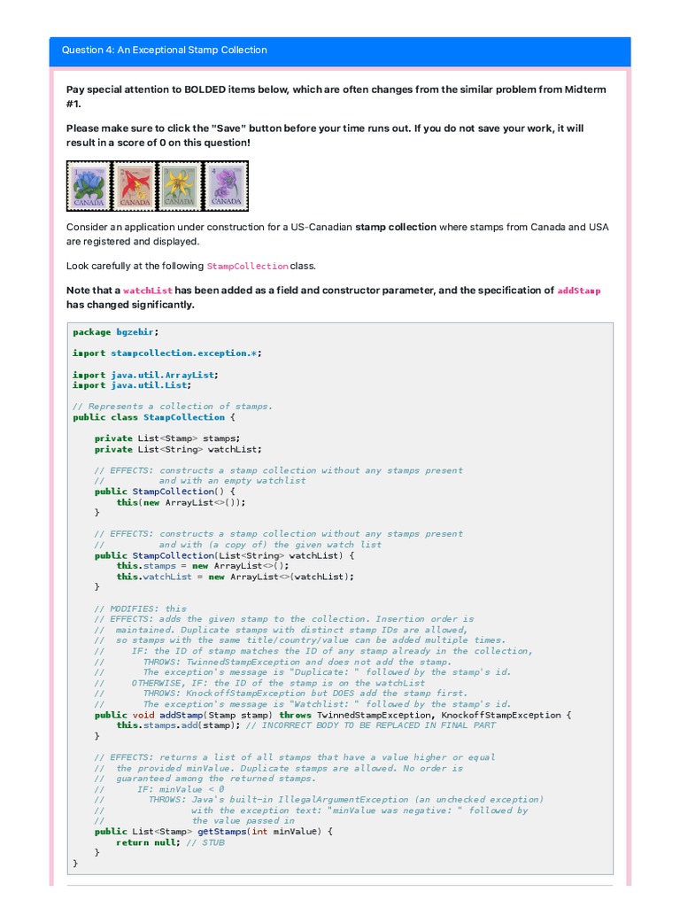 E2.4 - CPSC 210 - PrairieLearn | PDF | Computer Engineering | Computer ...