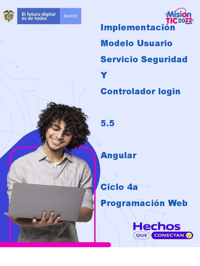 Implementación Modelo Usuario, Servicio Seguridad y Controlador Login | PDF | Archivo de ...