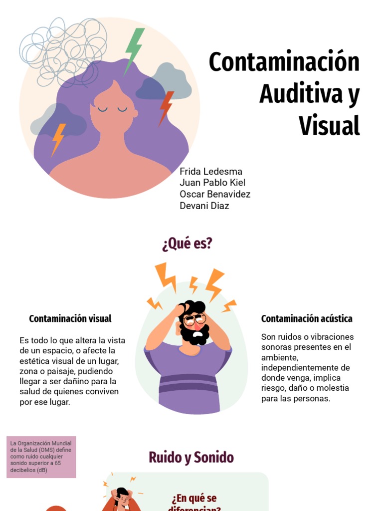 Contaminación Auditiva y Visual | PDF | Sonido | Escuchando