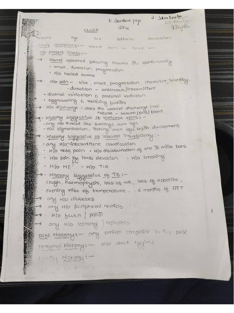 Surgery Case Sheet PDF | PDF