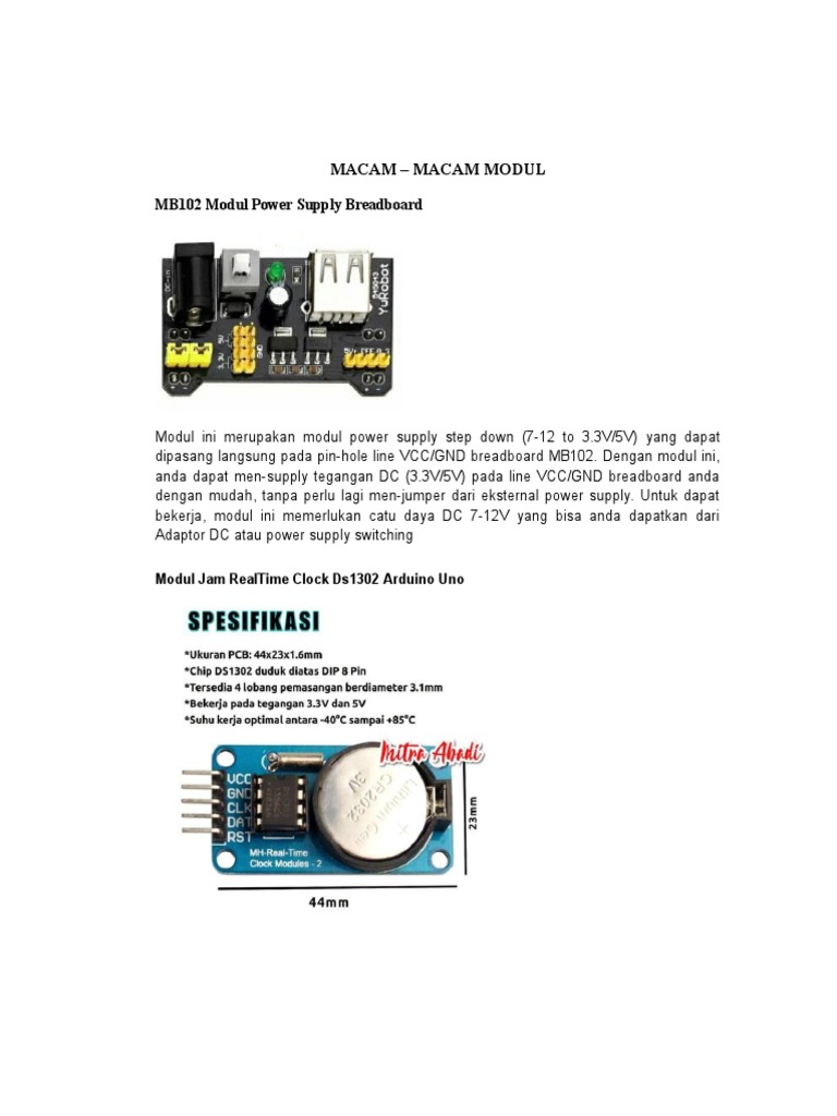 Macam - Macam Modul | PDF