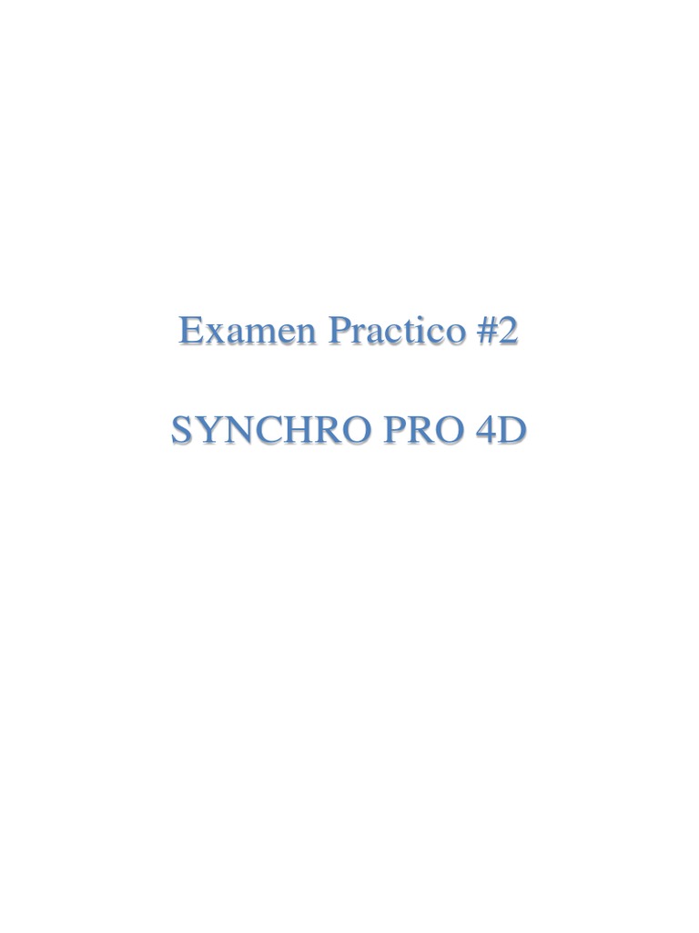 Examen Synchro | PDF