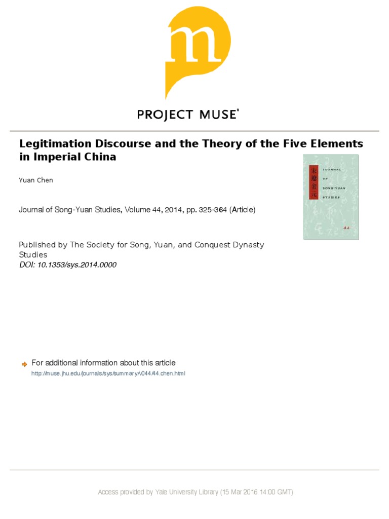 Legitimation Discourse Five Agents Theory PDF | PDF | Emperor Of China | Han Chinese
