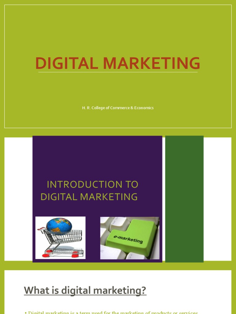 Digital Marketing Module 1 | PDF | Search Engine Marketing | Advertising