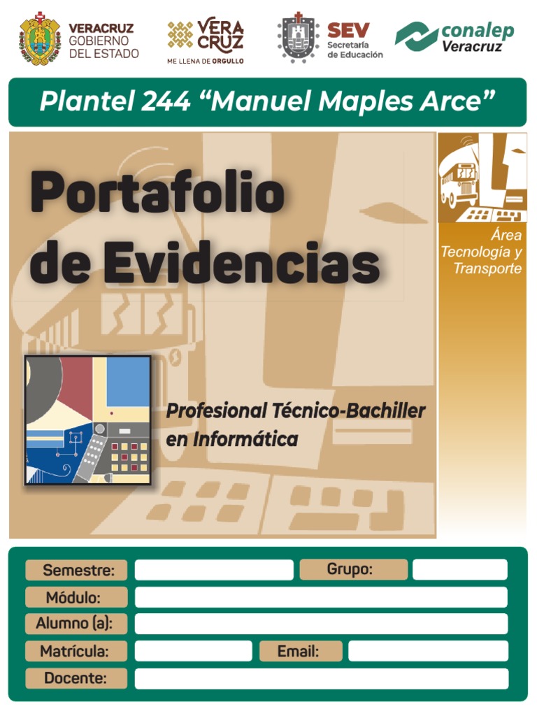 Portafolio de Evidencias: Plantel 244 "Manuel Maples Arce" | PDF