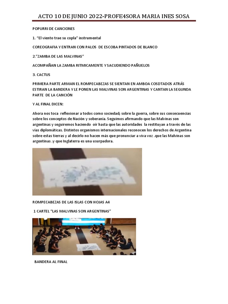 Acto 10 de Junio | PDF