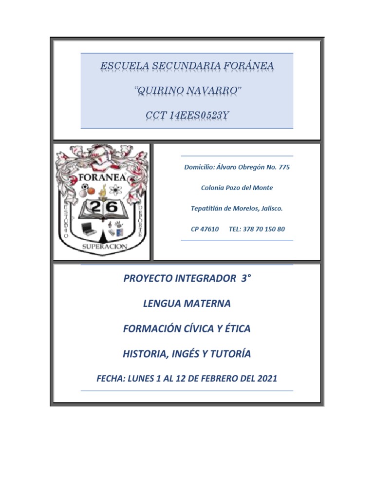 Proyecto 8 Tercer Grado PDF | PDF | Nueva españa | España