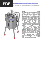 Nutsche Filter | PDF | Filtration | Mechanical Engineering