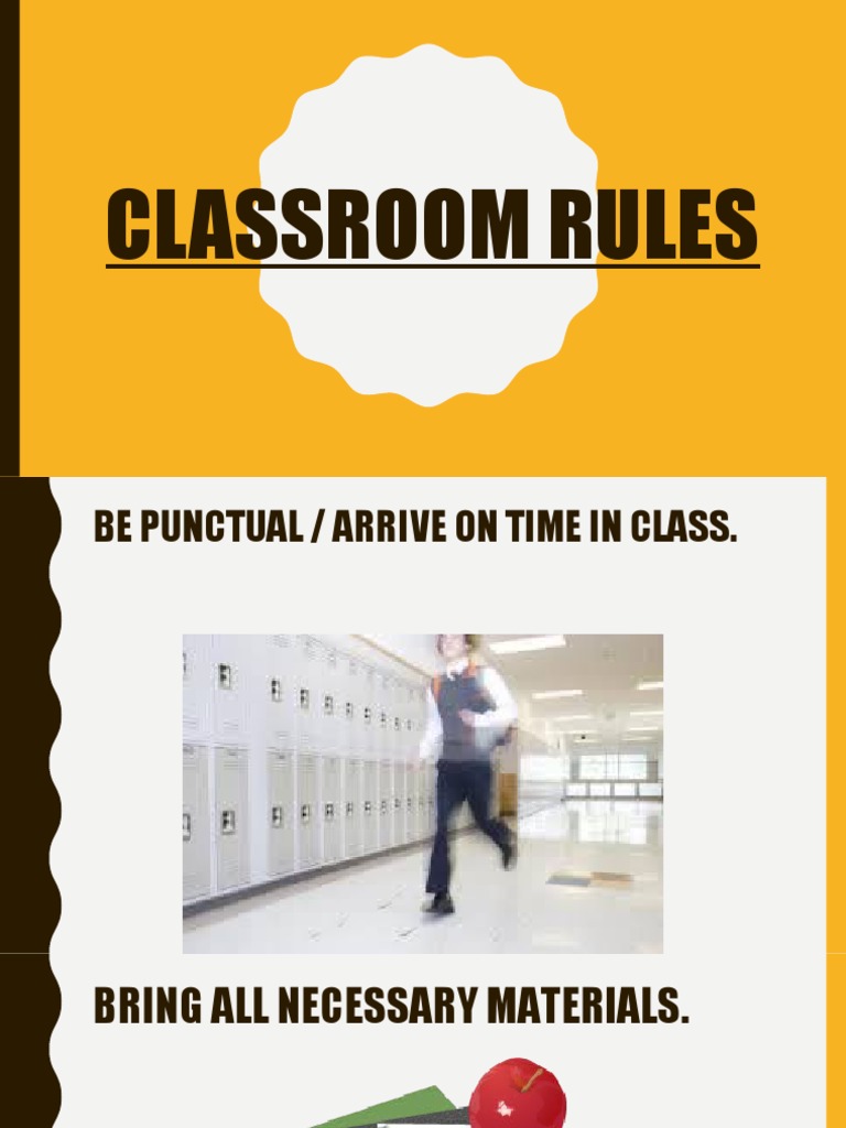 Classroom Rules | PDF