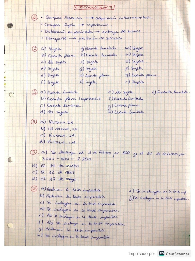 Ejercicios Tema 7 | PDF