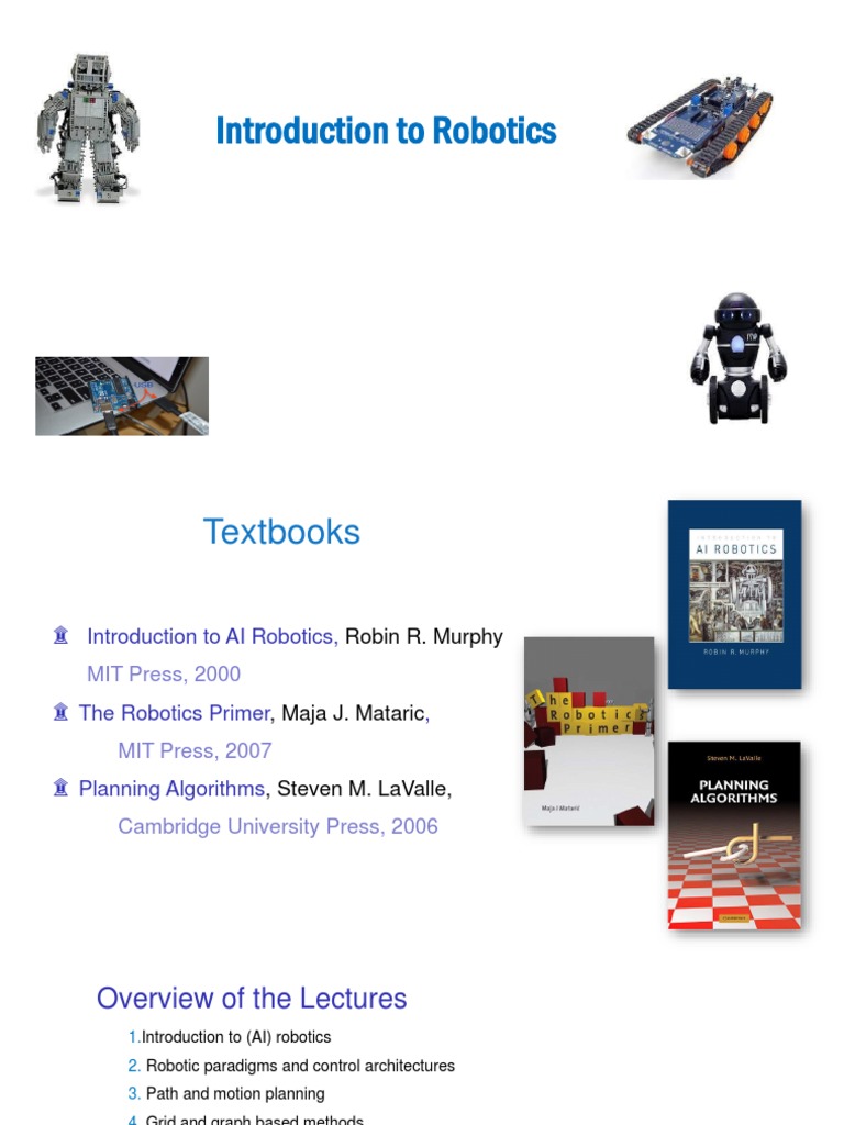 Rob Lect-1 (Introduction) PDF | PDF | Robotics | Robot