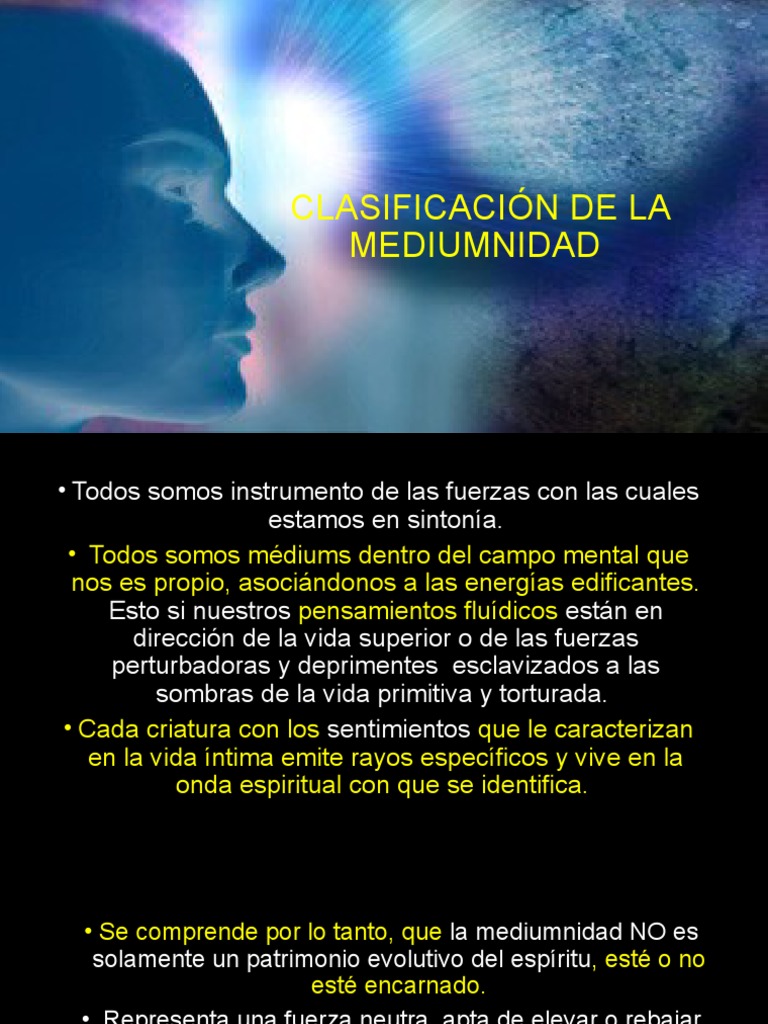 Clasificación de La Mediumnidad | PDF | Relaciones personales, crianza ...