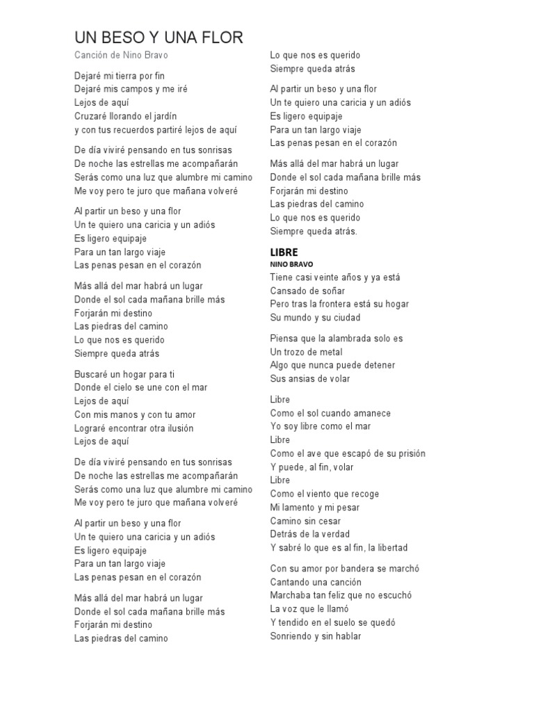 Un Beso y Una Flor | PDF