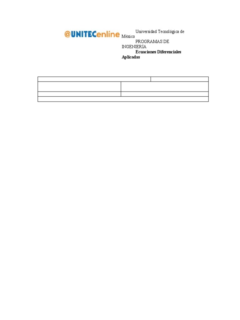 Entregable DDD 2 | PDF | Ecuaciones | Ecuaciones diferenciales