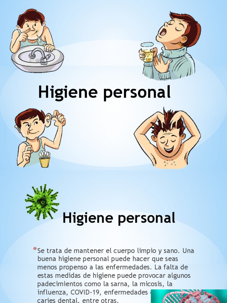 Higiene Personal y Prevención de Enfermedades | PDF | Relaciones ...