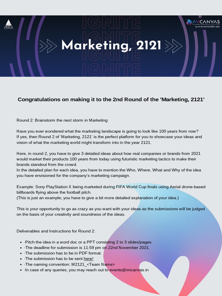 Marketing, 2121 - Round 2 Case | PDF