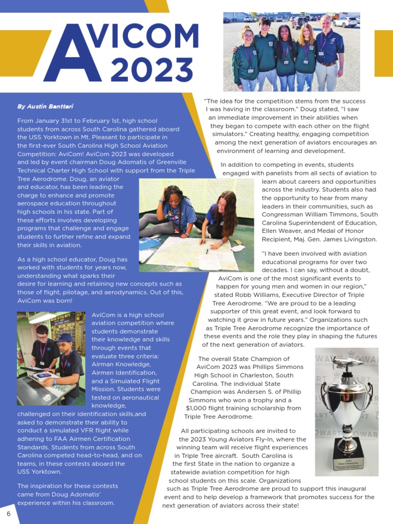 AviNation Spring 2023 - AviCom 2023 | PDF | Learning | Cognition