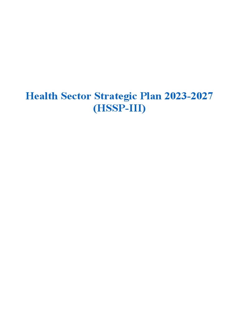 Hssp-Iii Plan | Download Free PDF | Hiv/Aids | Poverty
