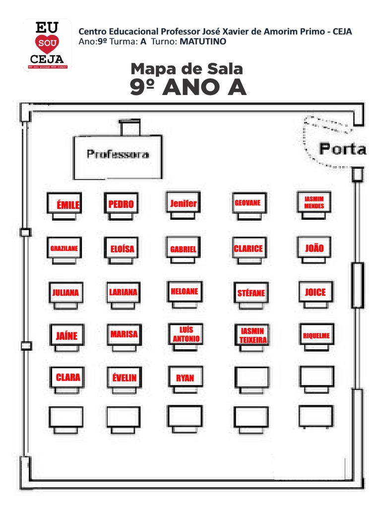 Mapa De Sala 9 A Pdf Pdf