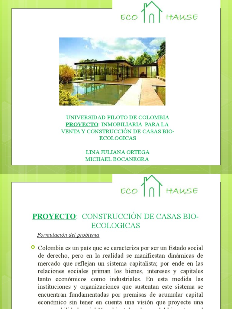 Proyectos Eco Home | PDF | Presupuesto | Capitalismo